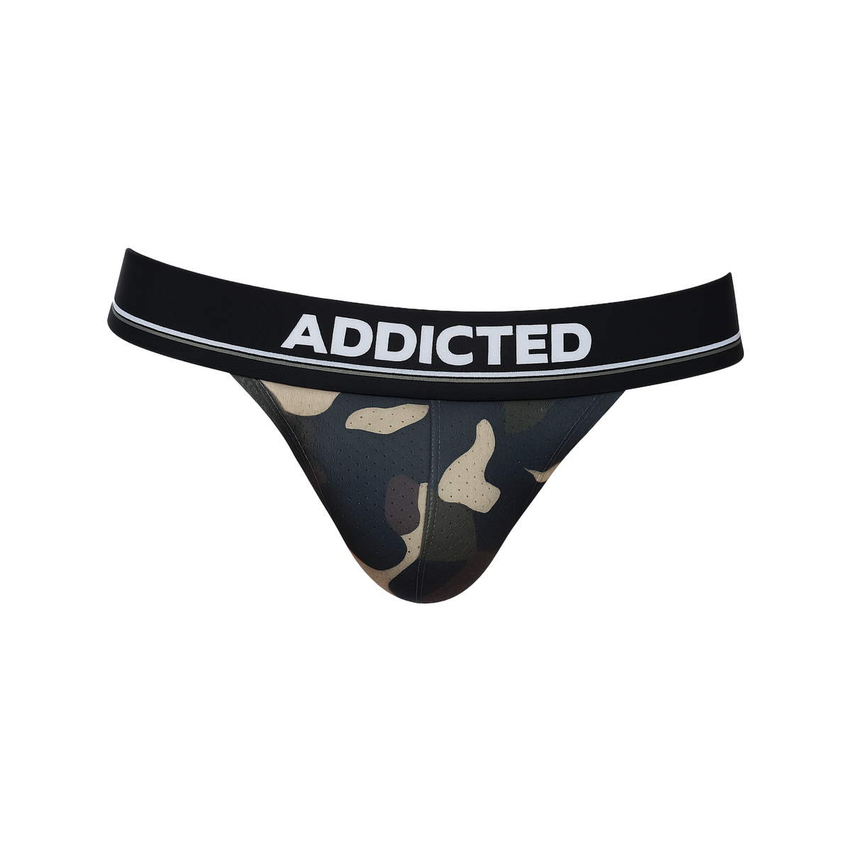ADDICTED Camo Mesh Push Up Thong Camouflage – Gunderwear