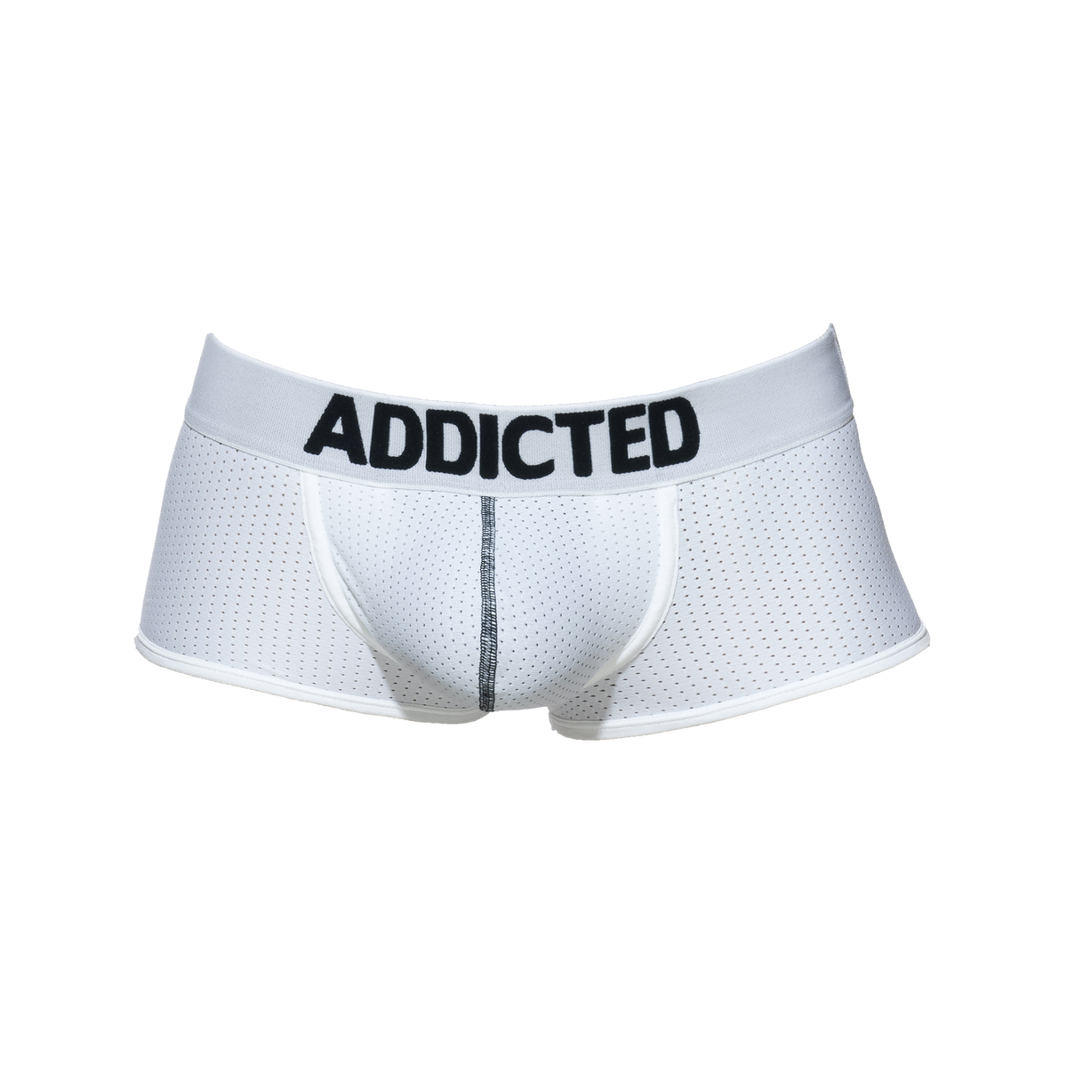 ADDICTED Push Up Mesh Trunk White – Gunderwear