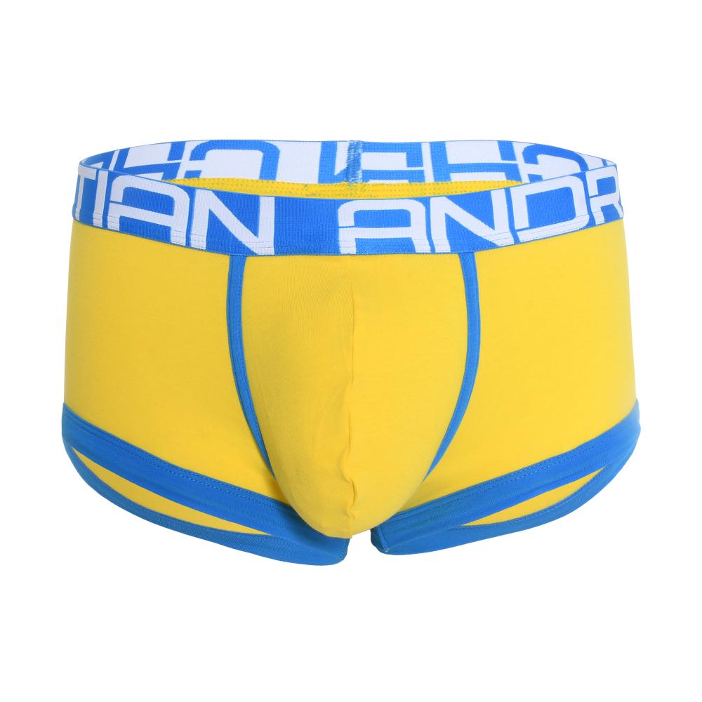 Andrew Christian BULGE C-RING BOXER Yellow – Gunderwear