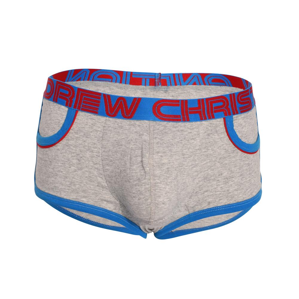 Andrew Christian SHOW-IT® Retro Pop Pocket Boxer Heather Grey – Gunderwear