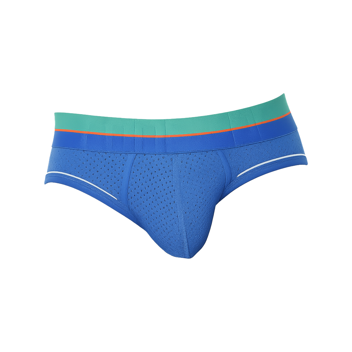 CODE 22 Bright Mesh Brief Blue – Gunderwear