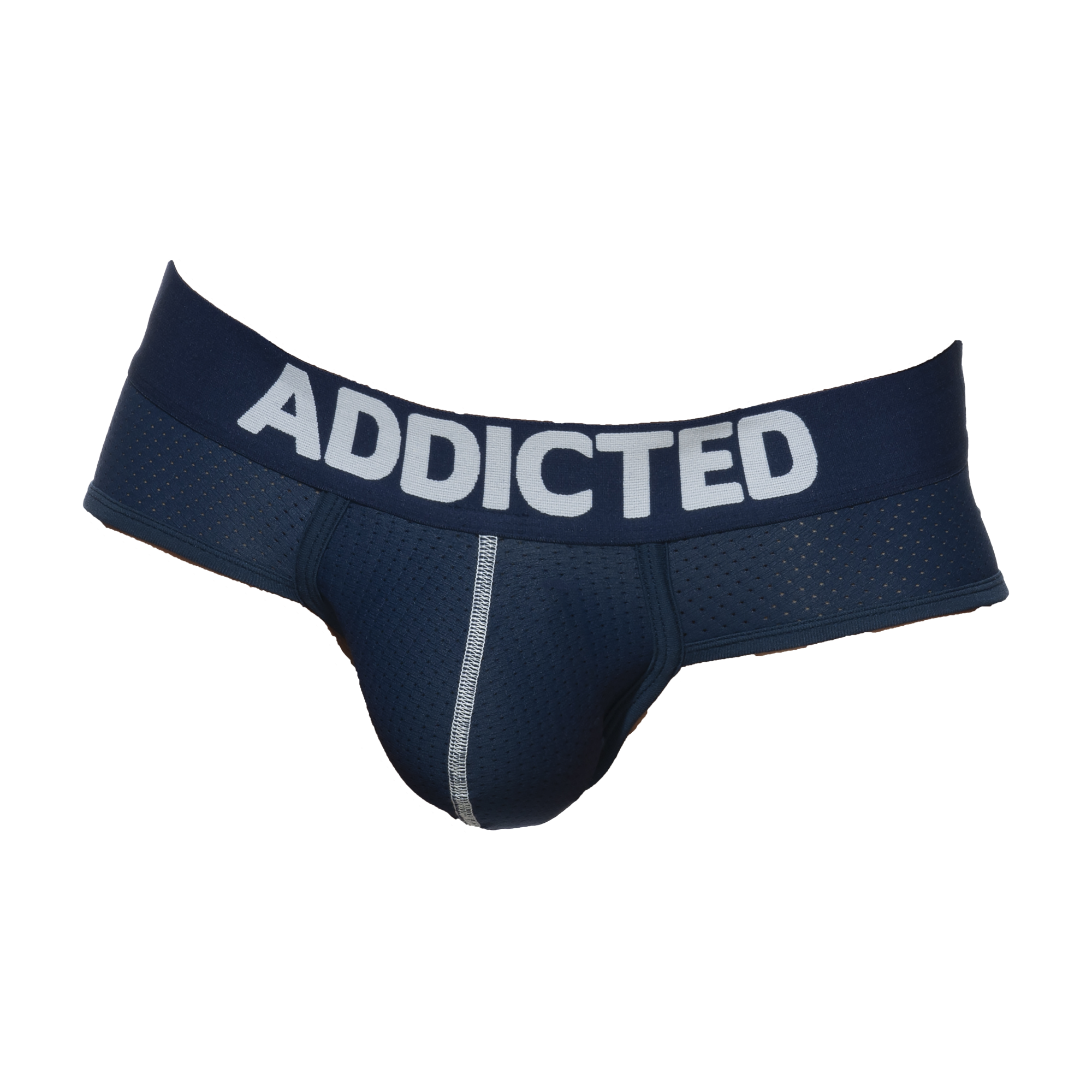 ADDICTED Push Up Mesh Brief Navy – Gunderwear