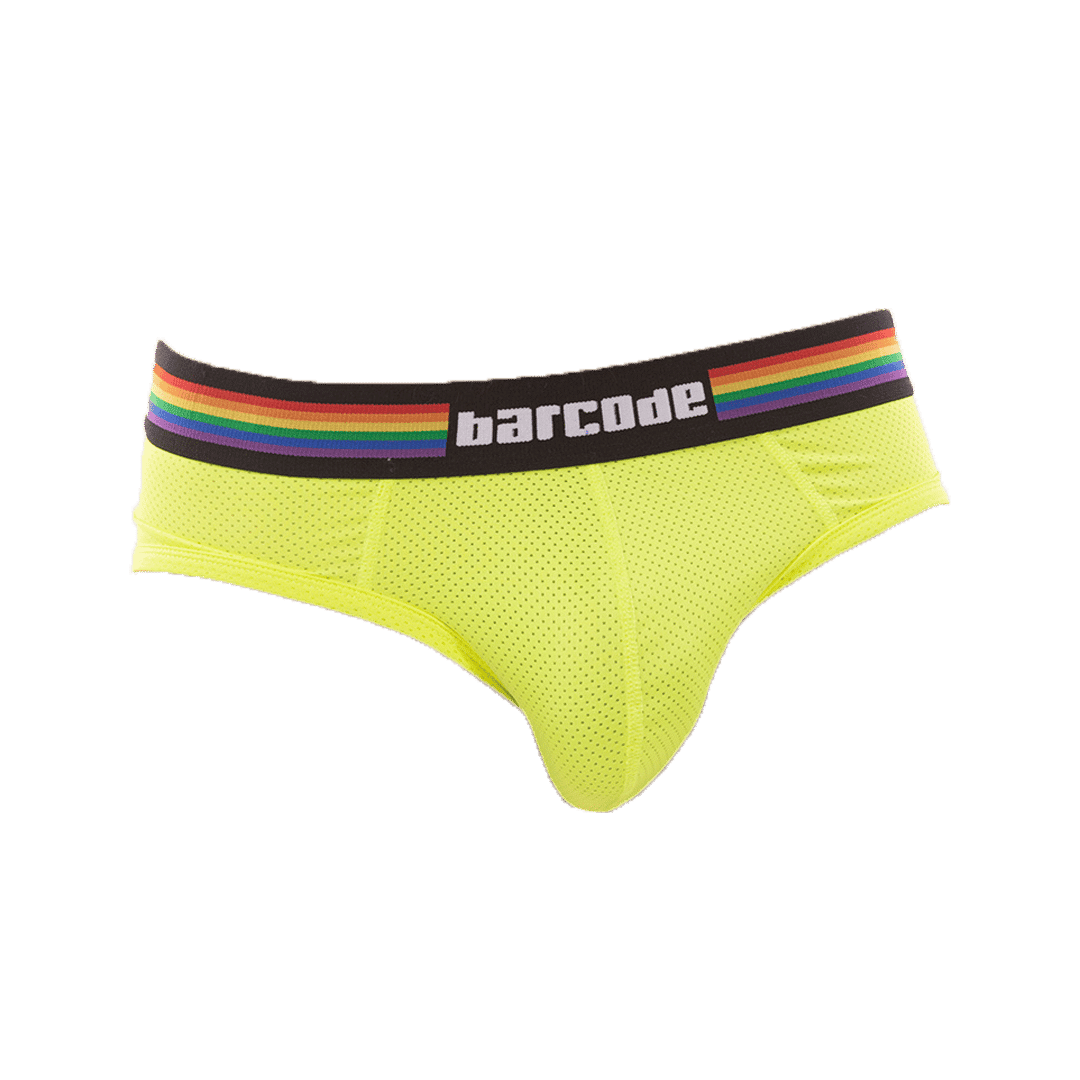 Barcode Berlin Pride Brief Neongreen – Gunderwear