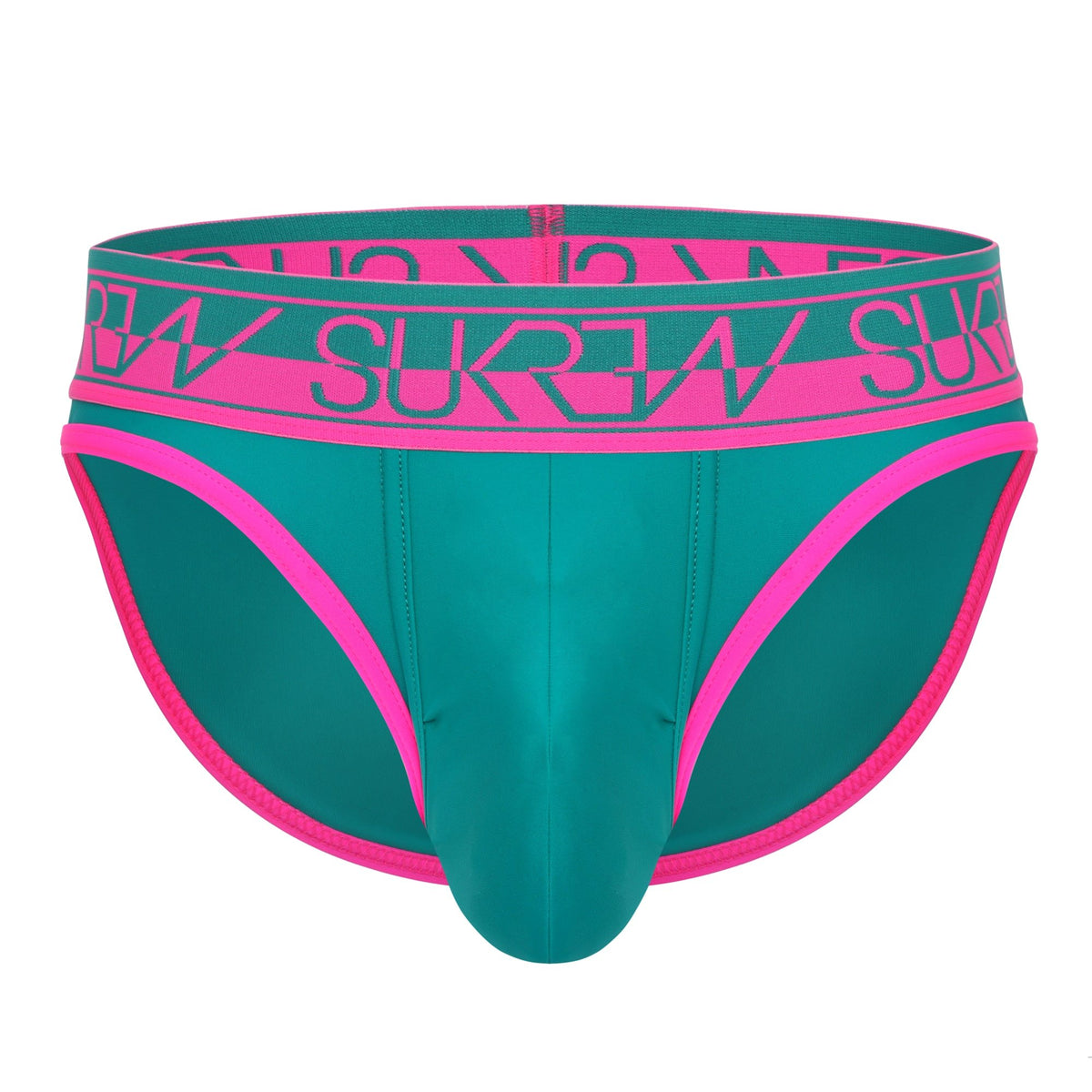 SUKREW Classic Brief Green/Pink – Gunderwear